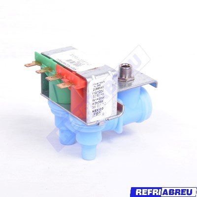 VALVULA SOLENOIDE NEVERA WHIRLPOOL 2 BOBINAS | Refriabreu