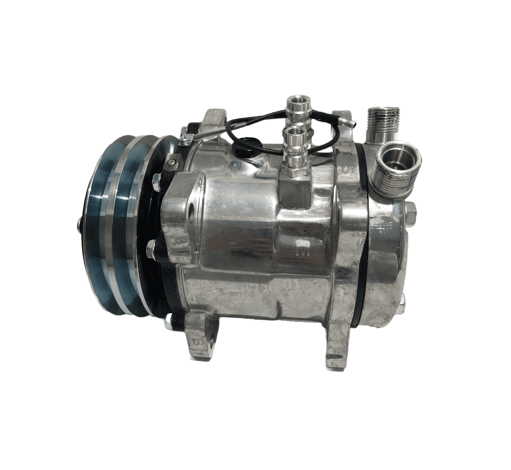 COMPRESOR AUTO N.507 12 VOLTIOS POLEA V - AA CHINO | Refriabreu