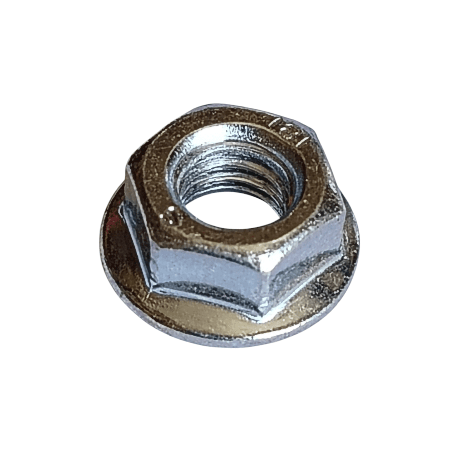 TUERCA HEXAGONAL FLANGE GALVANIZADO 06 MILIMETROS | Refriabreu