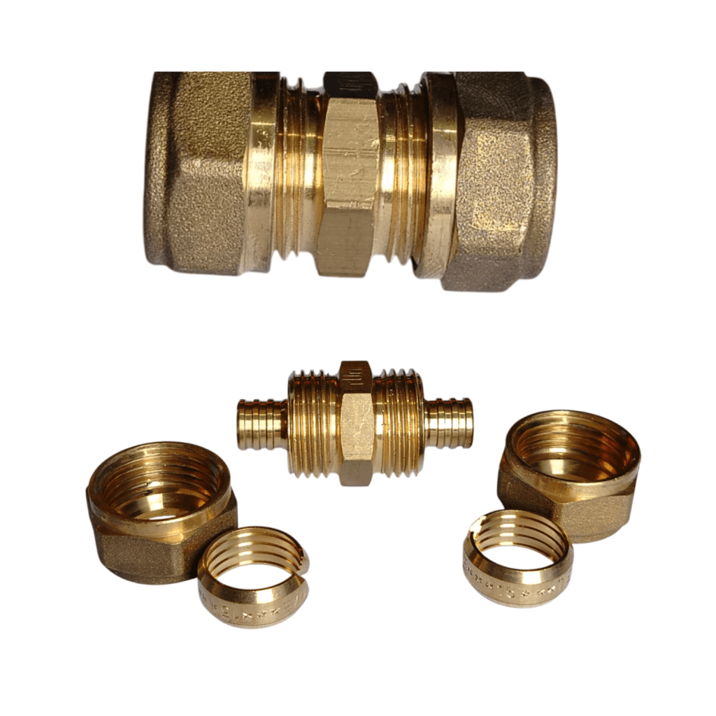 UNION BRONCE 15 MILIMETROS COMPRESION | Refriabreu
