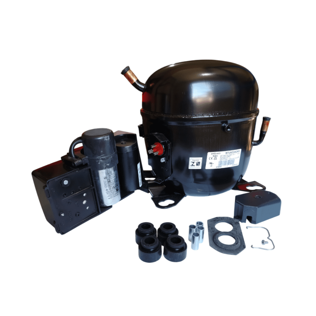 COMPRESOR EMBRACO 1-1/4 HP R404A 220 VOLTIOS | Refriabreu