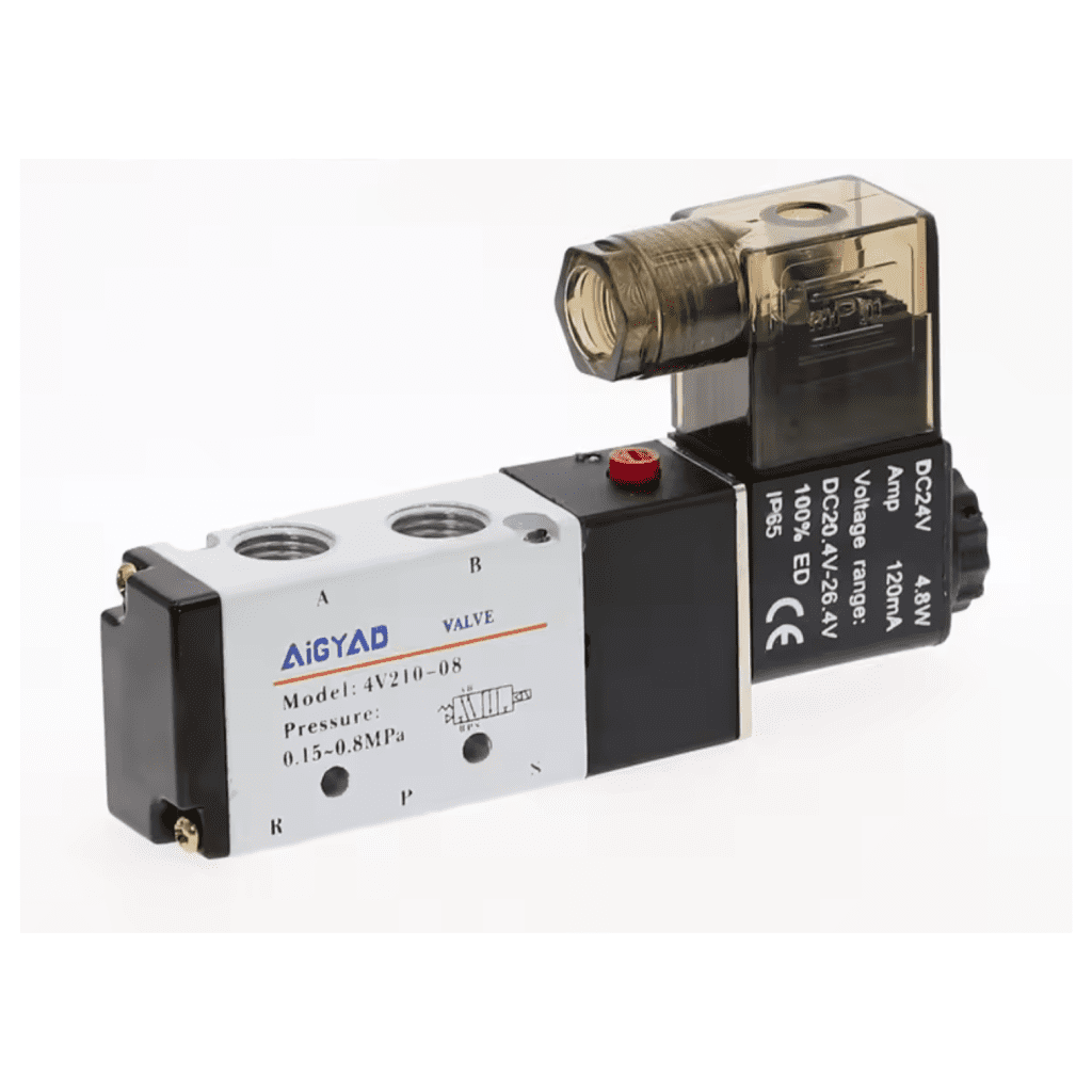ELECTROVALVULA NEUMATICA 5/2 1/4 H/NPT DC 24V. | Refriabreu