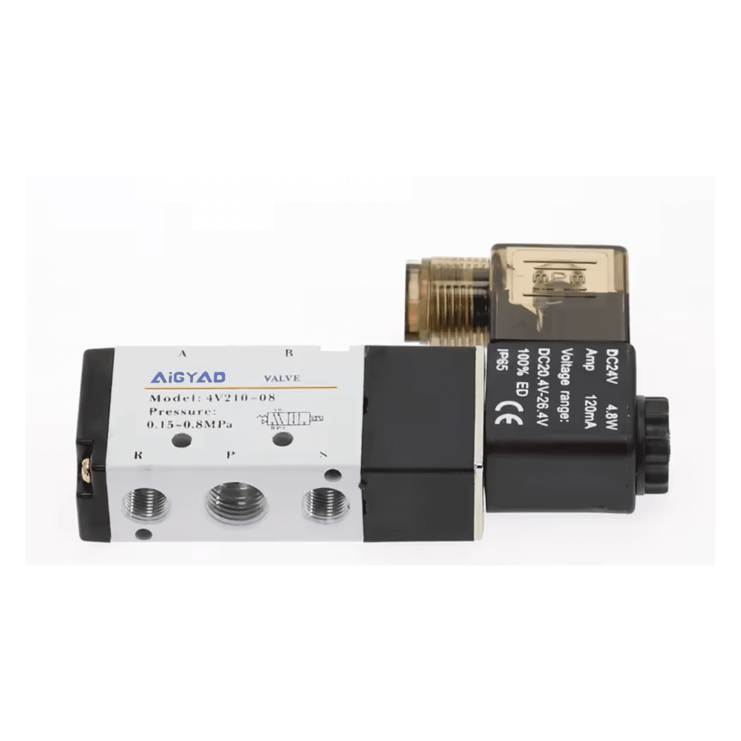 ELECTROVALVULA NEUMATICA 5/2 1/4 H/NPT DC 24V. | Refriabreu